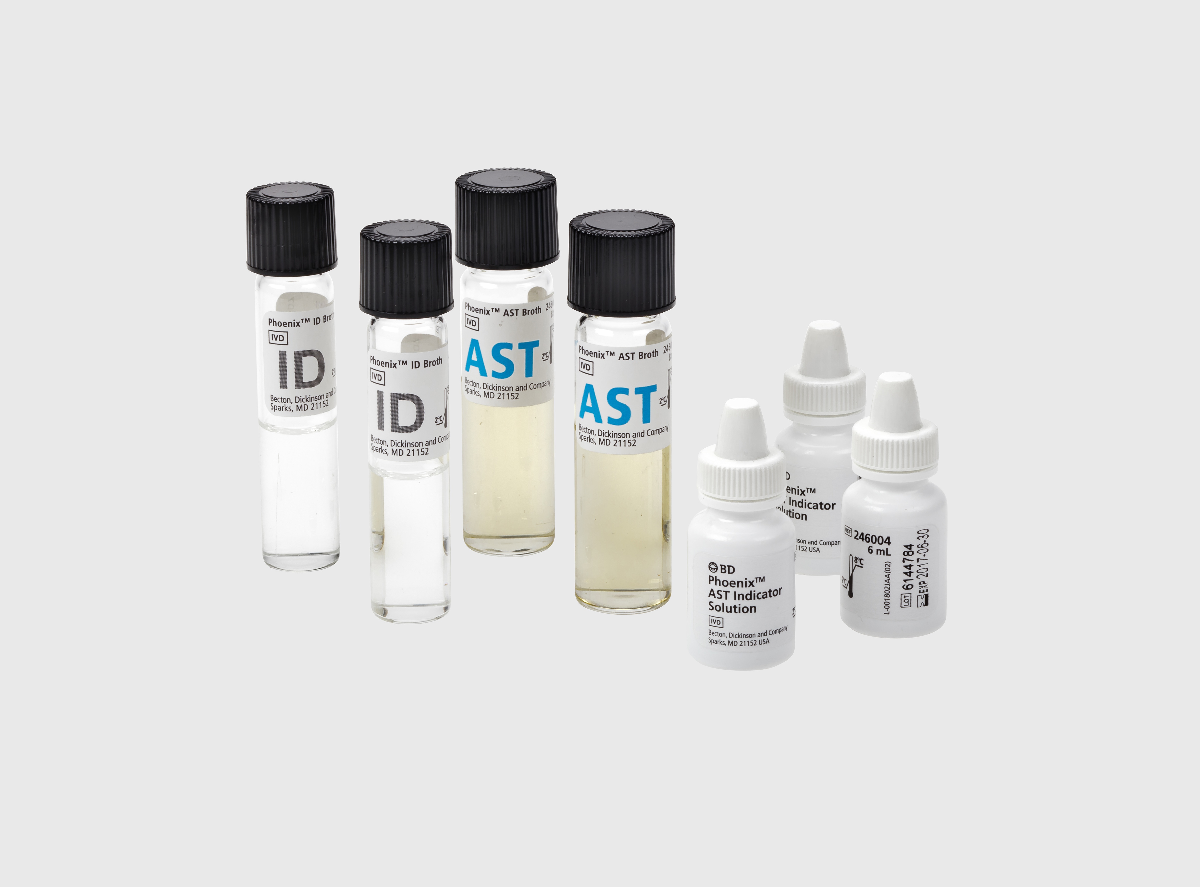 BD Phoenix™ broths and reagents